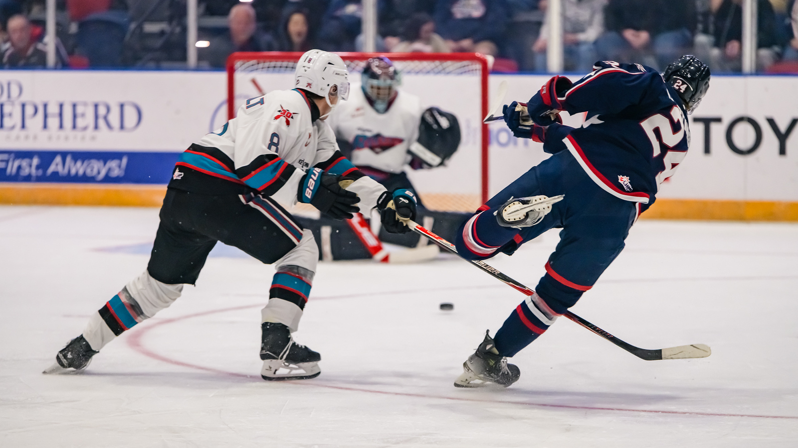 Tri-City regain control late and take down Kelowna 5-2